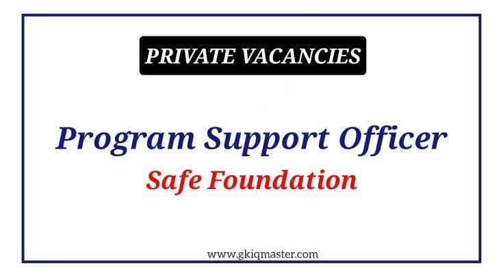 Program Support Officer Vacancies - MASTER