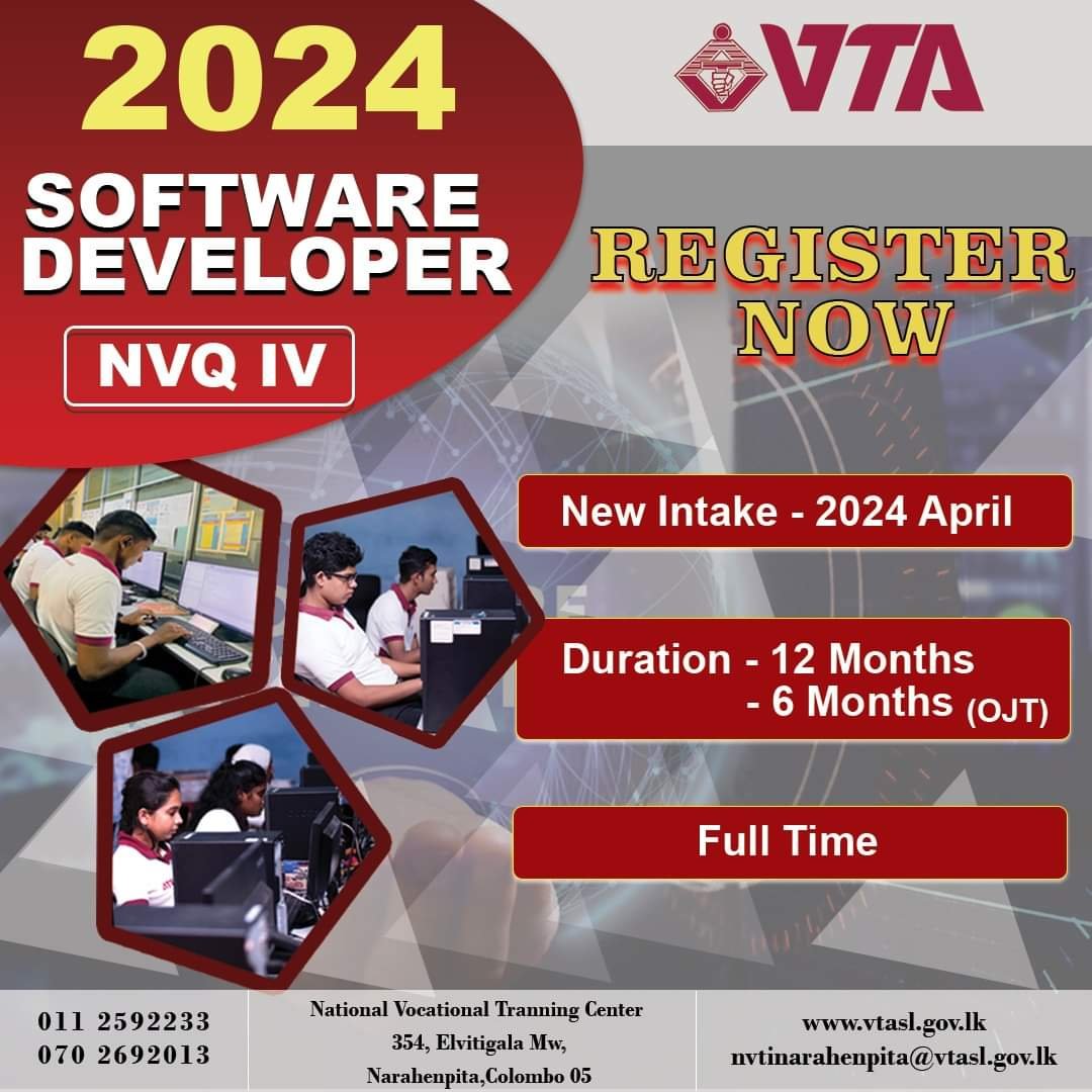 NVQ Courses - VTA 2024 (Course List)