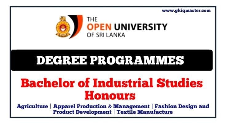 Bachelor of Industrial Studies Honours 2023/2024 - The Open University ...