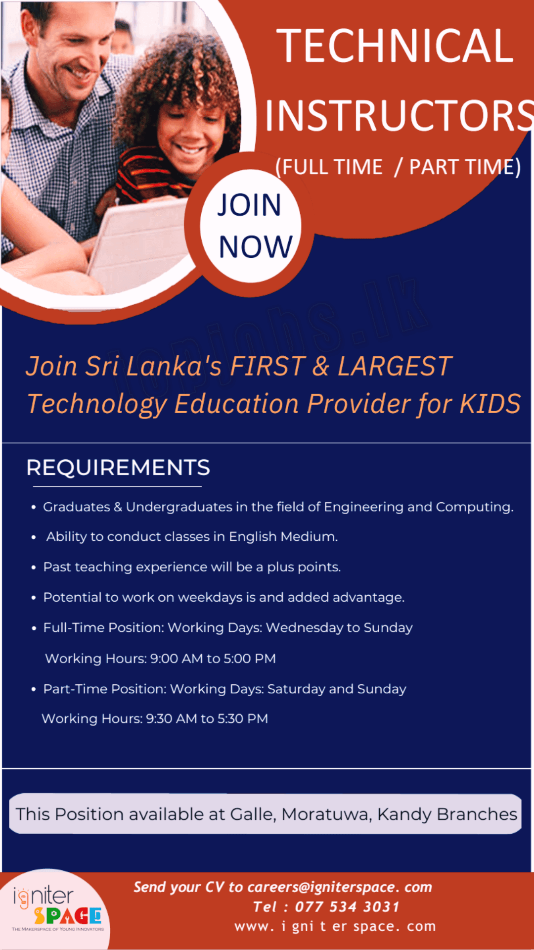 Part Time Job Vacancies 2024