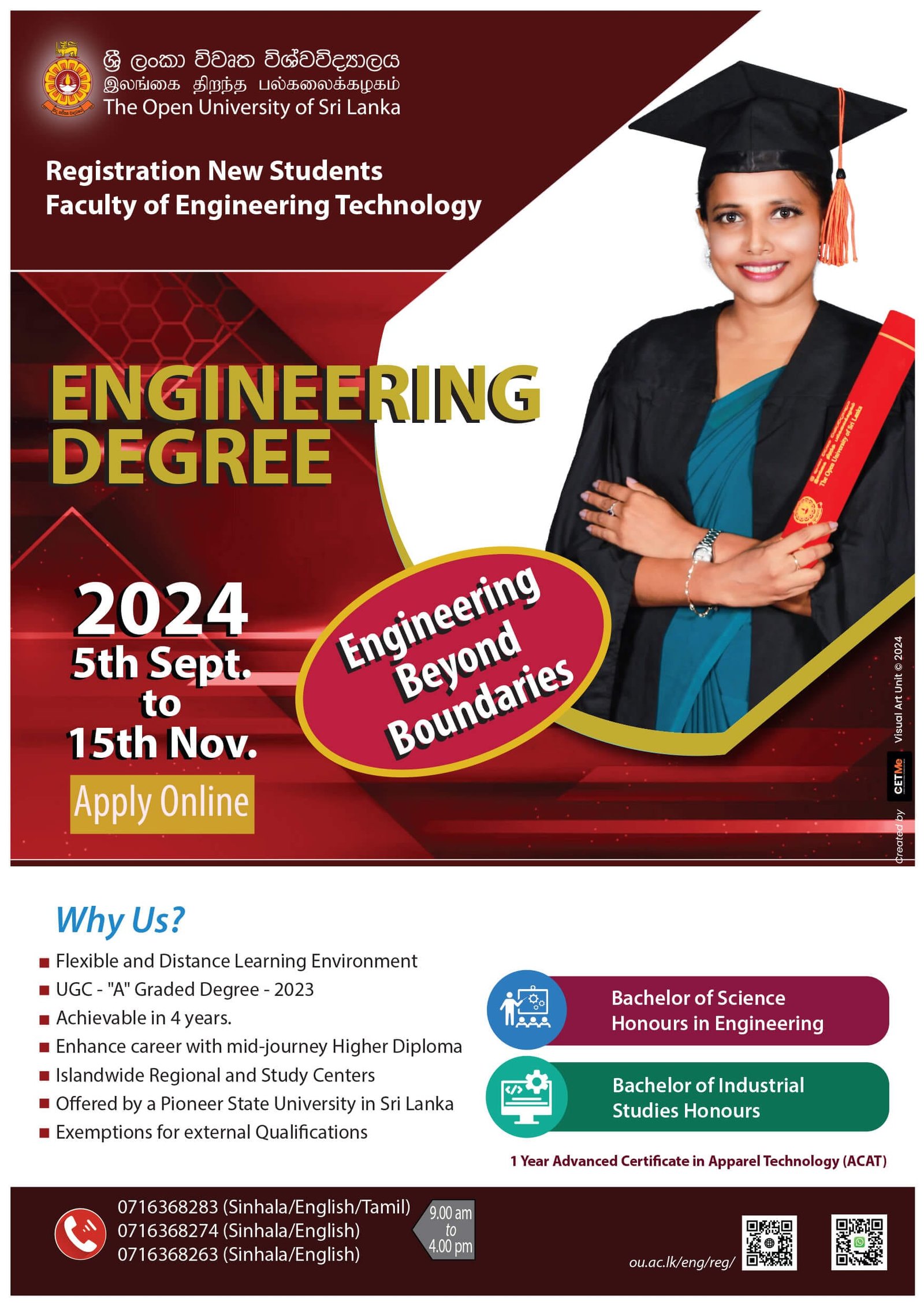 Bachelor of Science Honours in Engineering - Open University of Sri Lanka (OUSL) - MASTER