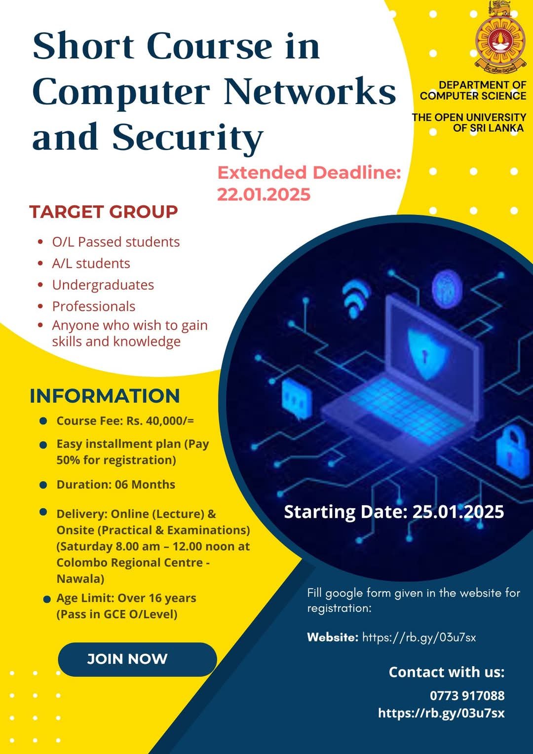 Short Course in Computer Networks & Security - Open University of Sri ...