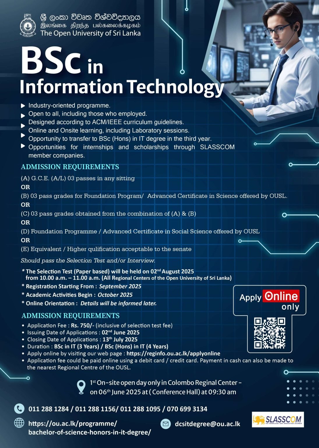 BSC in Information Technology 2025 - Open University of Sri Lanka (OUSL ...